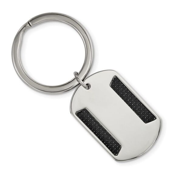 Black Bow Jewelry Co. | Accessories | Stainless Steel Black Carbon ...